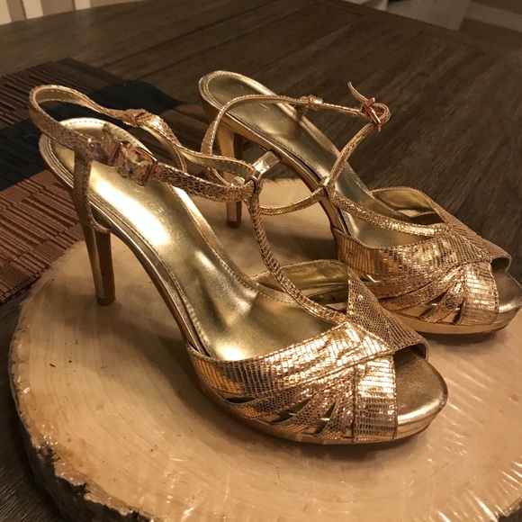 ANTONIO MELANI | Shoes | Copper Gold Womens Heels | Poshmark